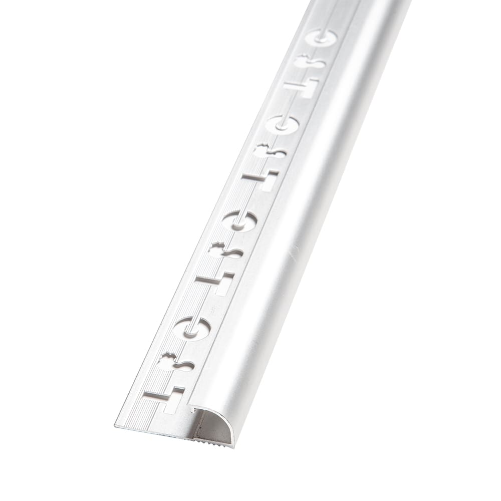 Sang Yi: Aluminium Tile Round Trim: Matt Silver 2.4mts x 12m | TACC