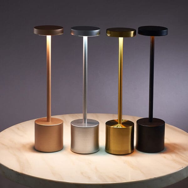 Domus: LED Aluminium/ Metal Table Lamp; Non-Dimmable: AC85-265V ...