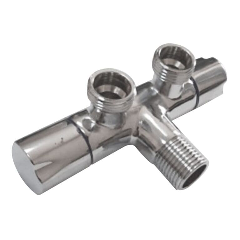 Angle Valve:1/2x1/2in, Chrome Plated | TACC